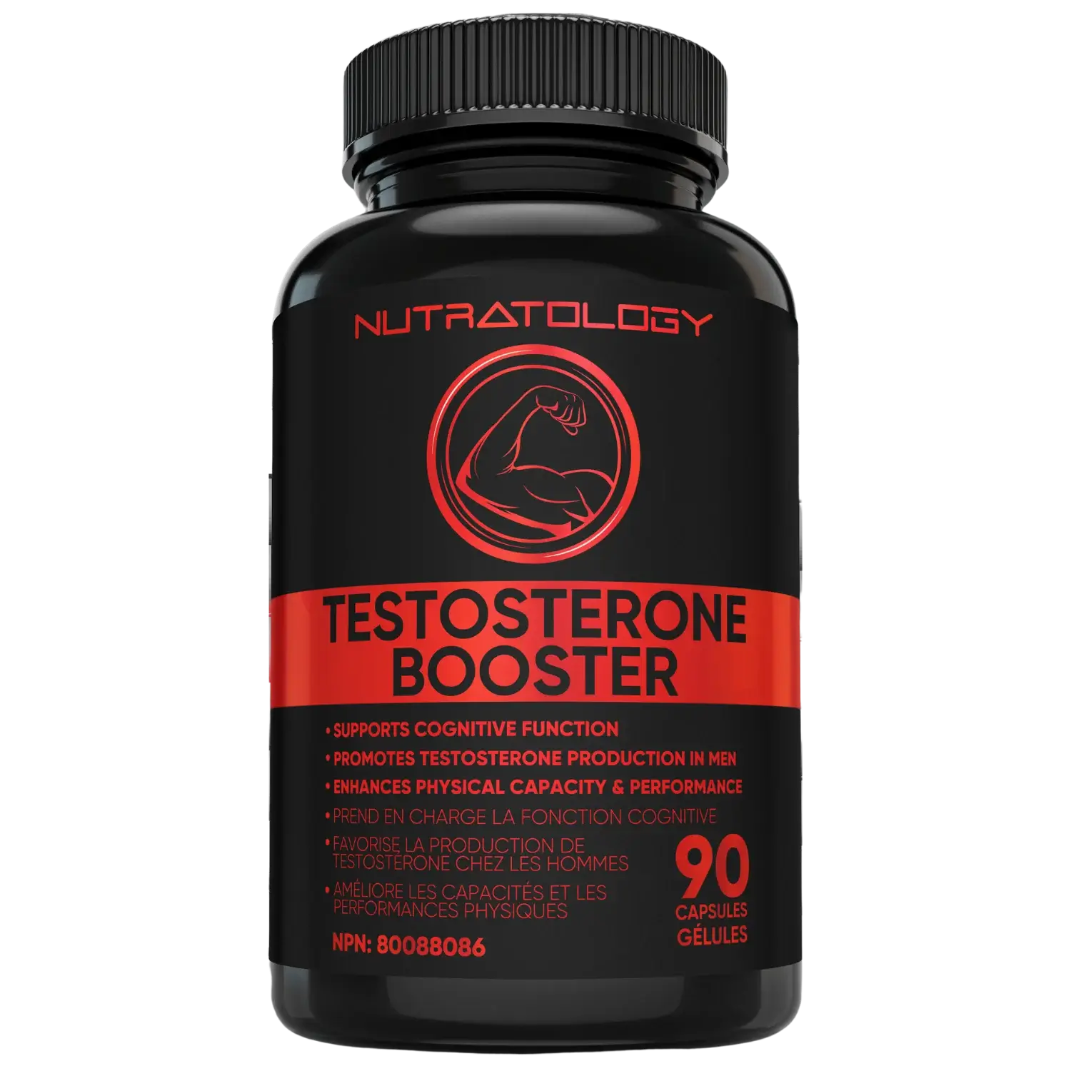 Nutratology Testosterone Booster for Men - 90 Capsules