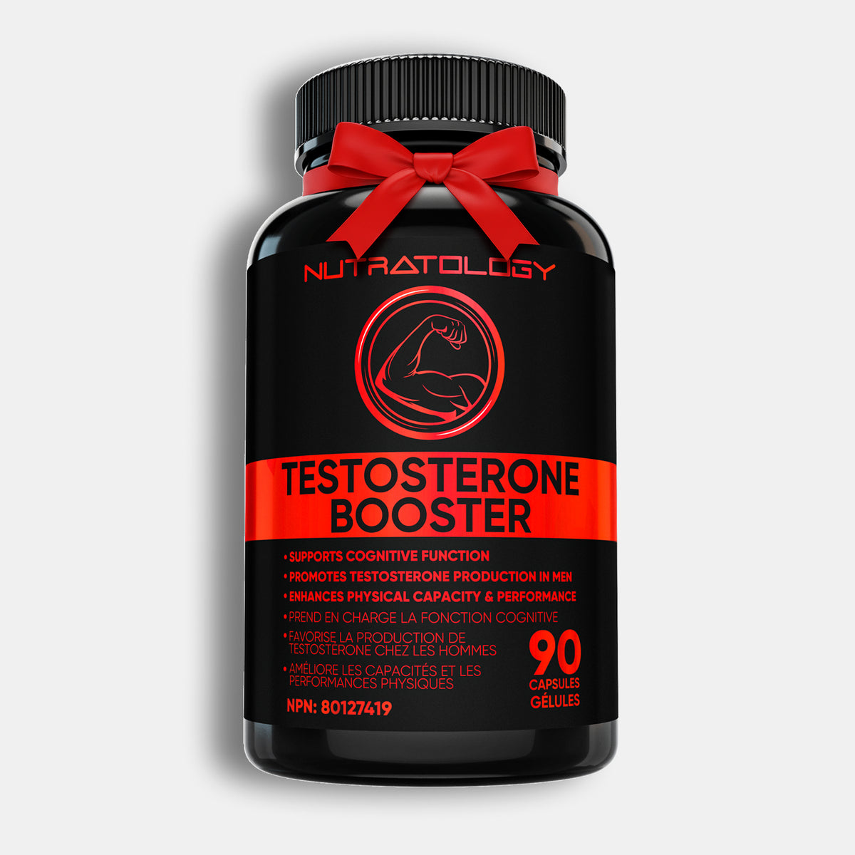 Nutratology Testosterone Booster for Men - 90 Capsules